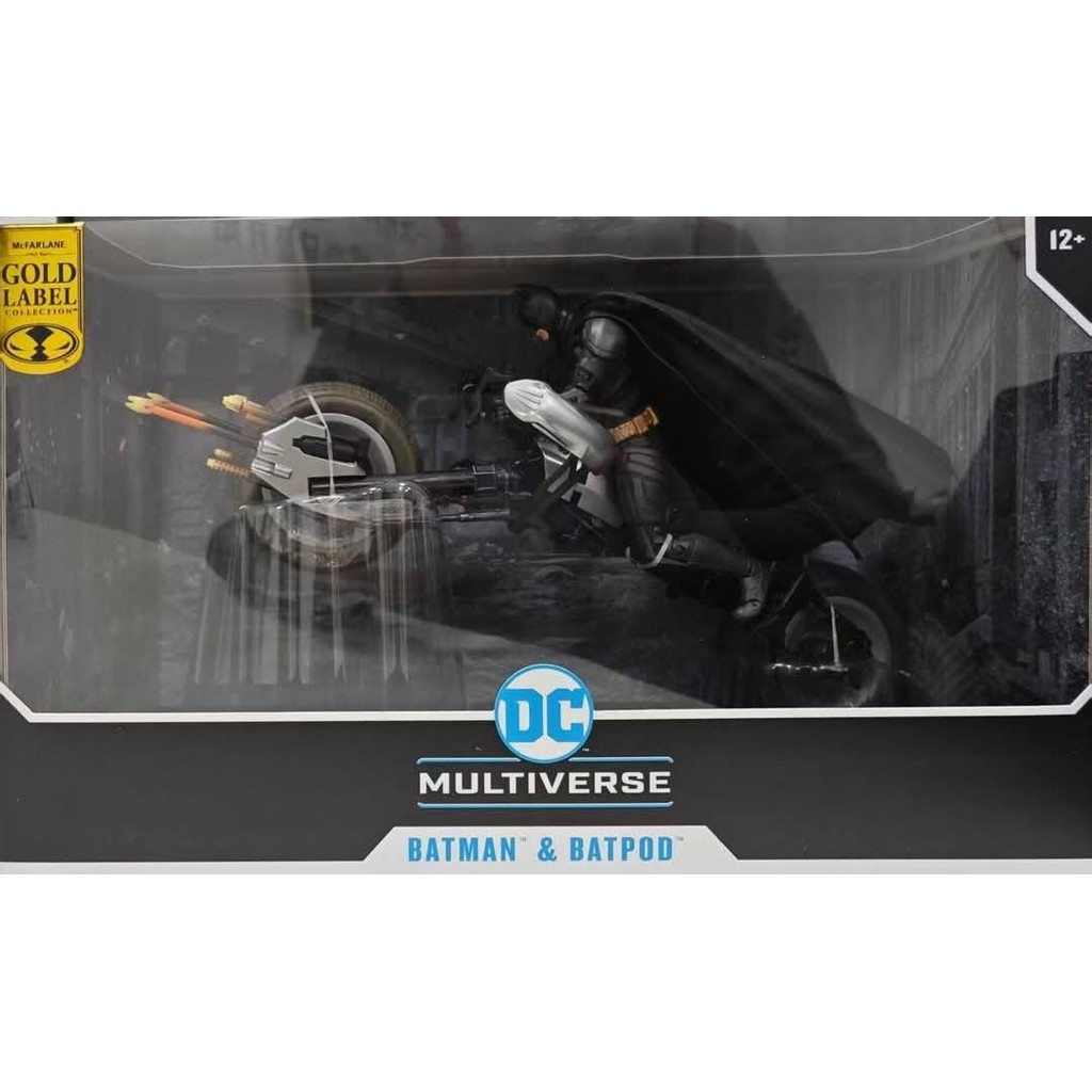 Mcfarlane DC Multiverse Batpod & Batman Dark Knight | Shopee Malaysia