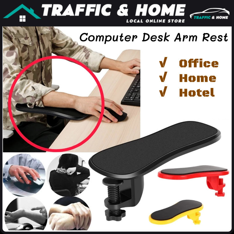 Computer Table Arm Support Computer Arm Rest Pad Desk Attachable Wrist ...
