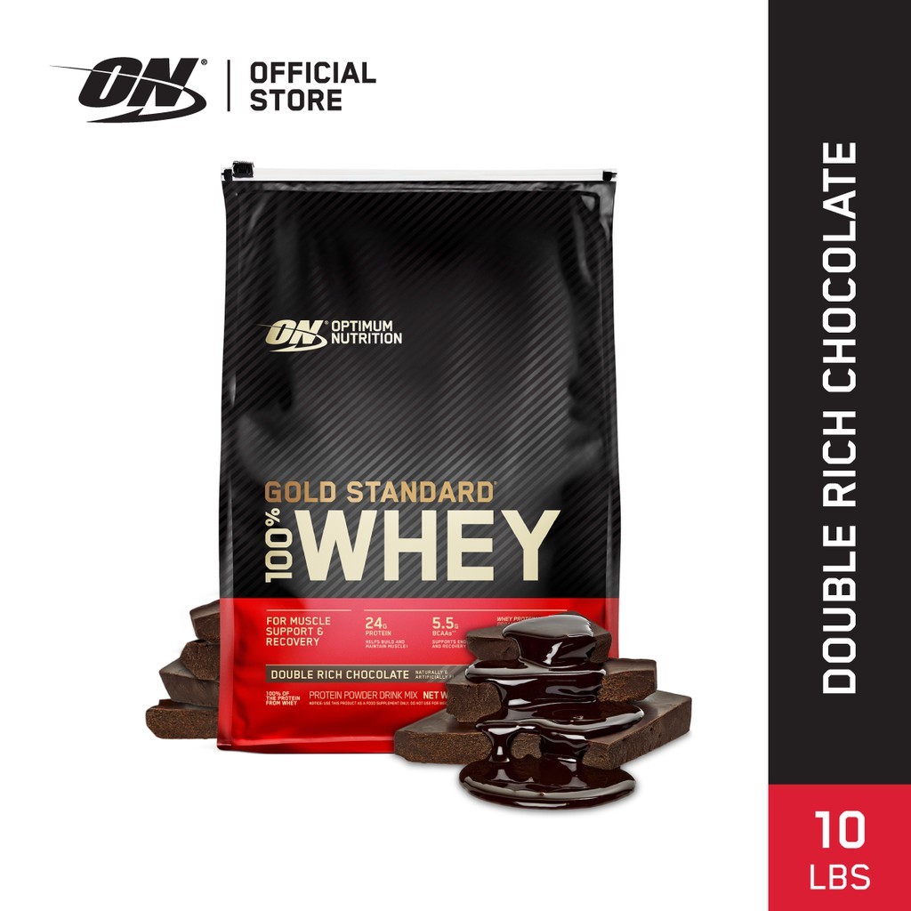 Optimum Nutrition Gold Standard 100% Whey Protein (10 lbs) | Shopee ...