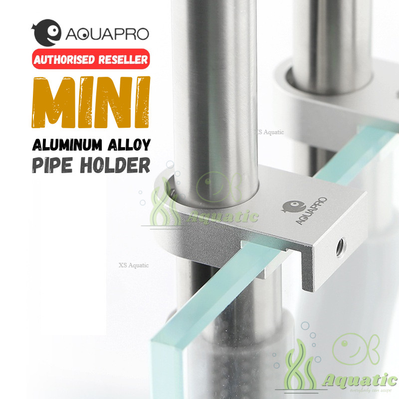 AQUAPRO Mini Pipe Holder Aluminum Alloy Inflow/Outflow Lily Pipe Clip ...