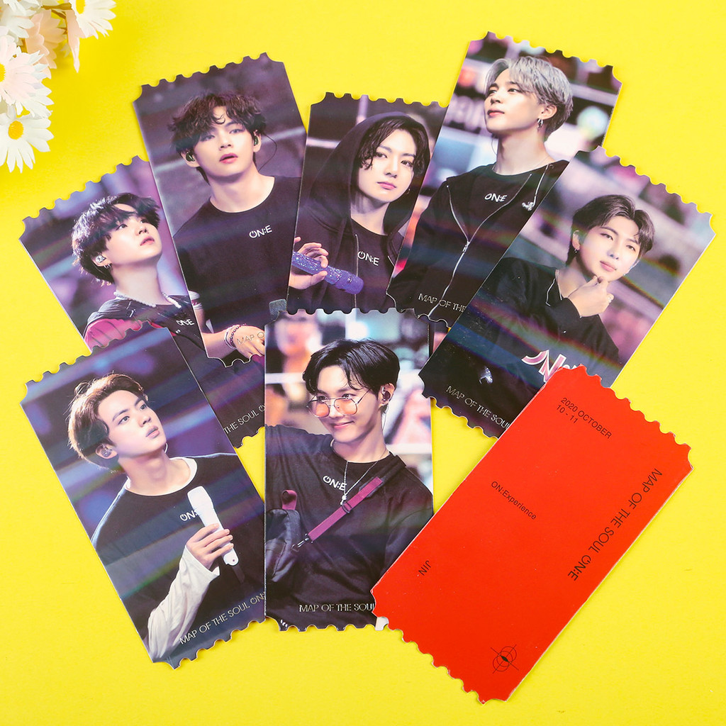 1-14pcs MAP OF THE SOUL ON:E Lomo Cards Global Official Fanclub Magic ...