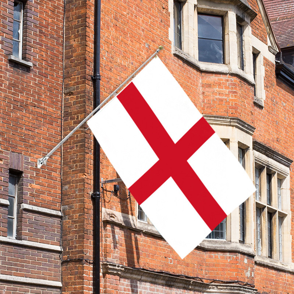 English Eyelets Flag 33ft Fabric St Georges England Bunting 30 Flags ...