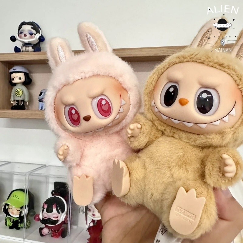 Labubu Face Doll Vinyl Macaron Heartbeat/Macaron Labubu Blind Box ...