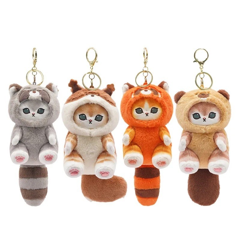 Mofusand Long Tailed Animals Series 13cm Pendant Plush Doll Cute Little ...