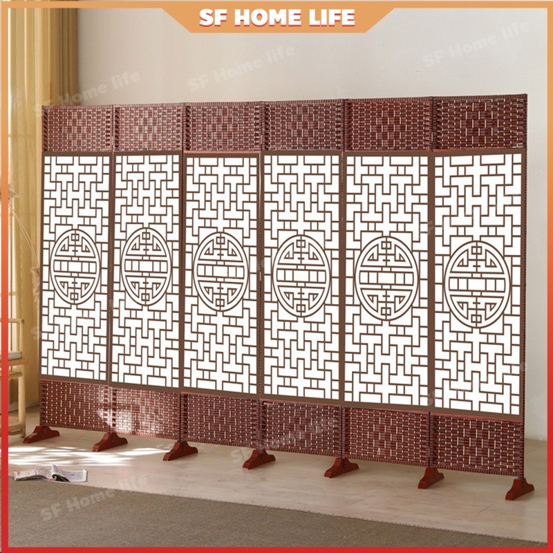 [ROOM PARTITION] Rattan Divider/Bamboo Divider/Partition/Folding Screen ...