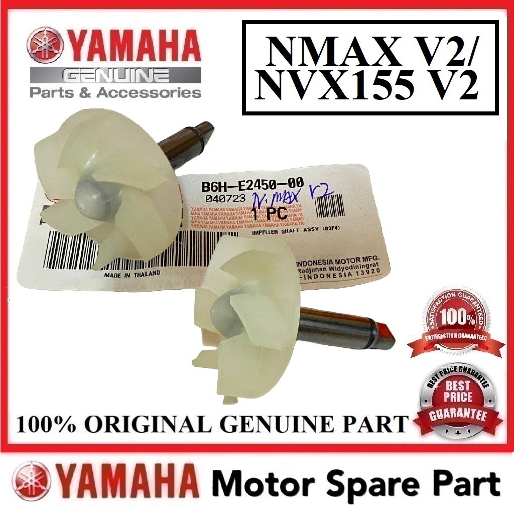100% ORIGINAL YAMAHA NMAX NVX155 V2 IMPELLER SHAFT 0 B6H-E2450-00 WATERPUMP WATER PUMP PAM PUM ...