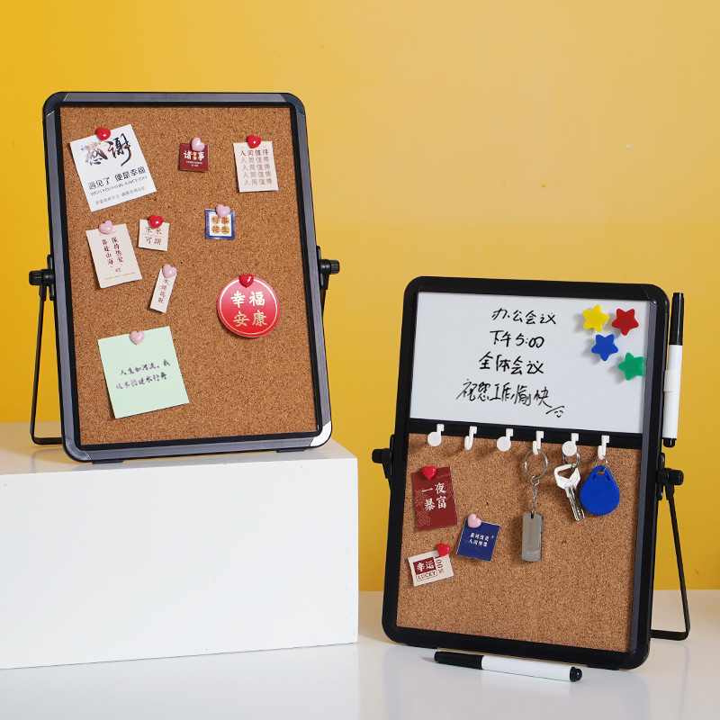 Cork Board Whiteboard Double Spelling Writing Board Hook Pushpin ...