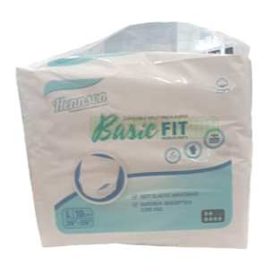 Hennson Basic Fit Adult Pant Diaper Size L 10pcs | Shopee Malaysia