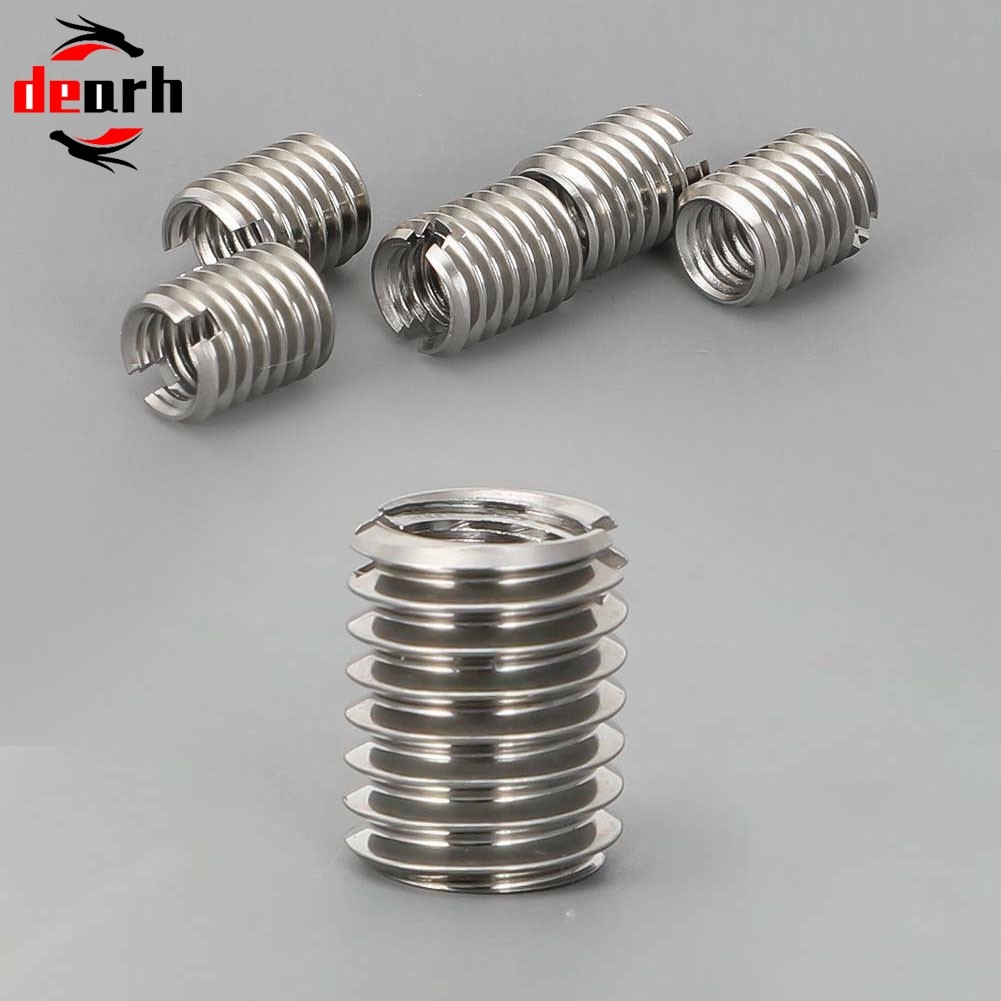 10x STAINLESS THREAD ADAPTERS M8 8MM MALE TO M6 6MM FEMALE THREADED ...