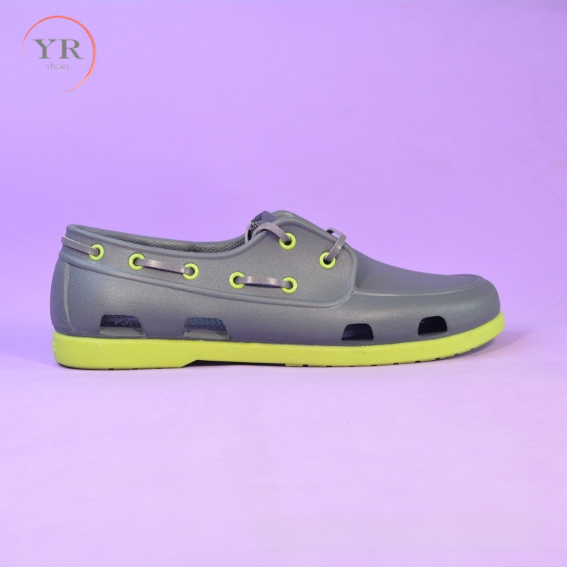 Men Crocs Beach line Boat Shoes Casual Crocs Soft Sole Sandals Anti ...
