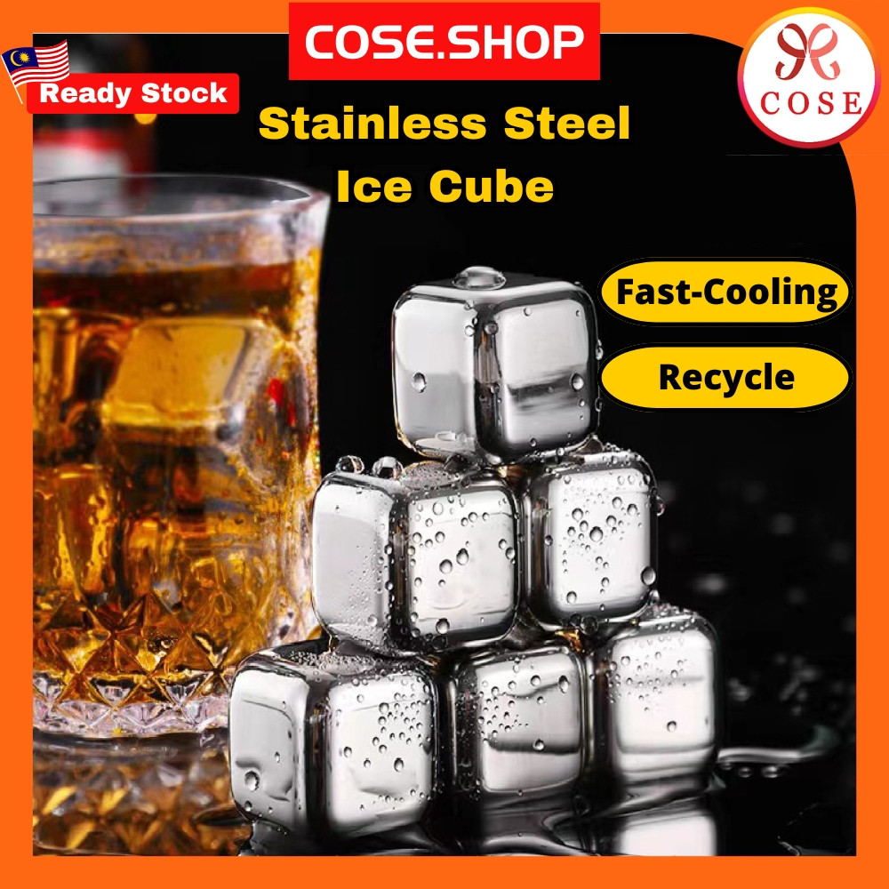 COSE 304 Stainless Steel Ice Cubes Food Grade Fast-Cooling Ice Tartar ...