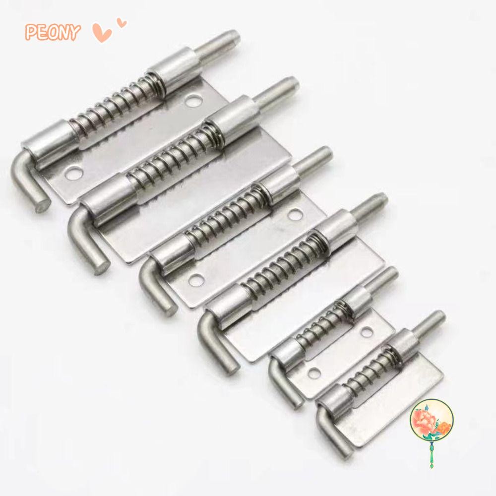 PEONY-HOME Spring Loaded Door Lock Bolts, Anti-theft Catch Lock Door ...