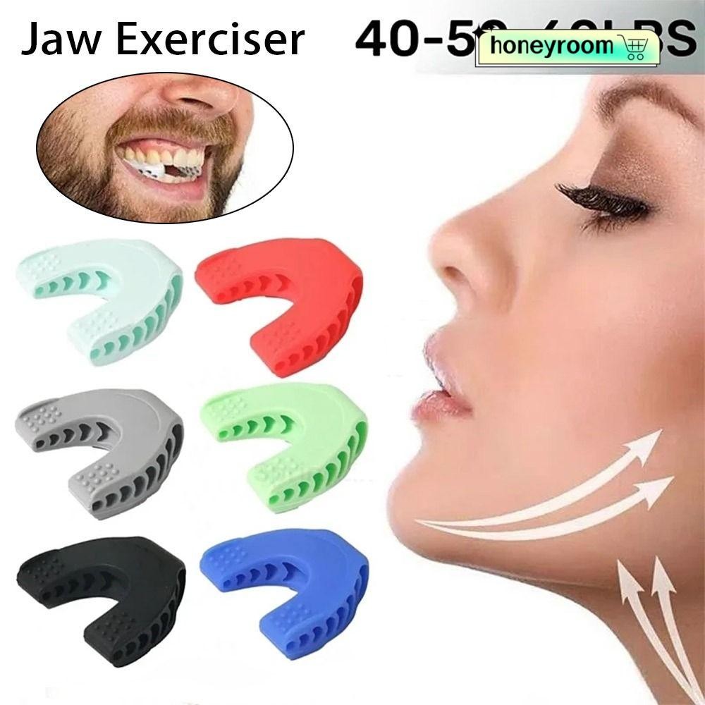 HONEYROOM 1Pcs Masseter Ball, Jawline Muscle Face Stress Bite Balls ...