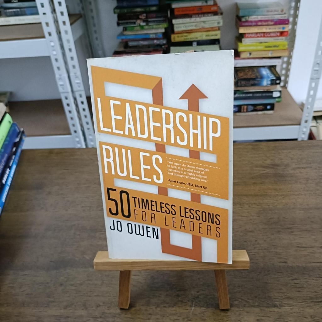 Leadership Rules: 50 Timeless Lessons for Leaders Jo Owen | Shopee Malaysia