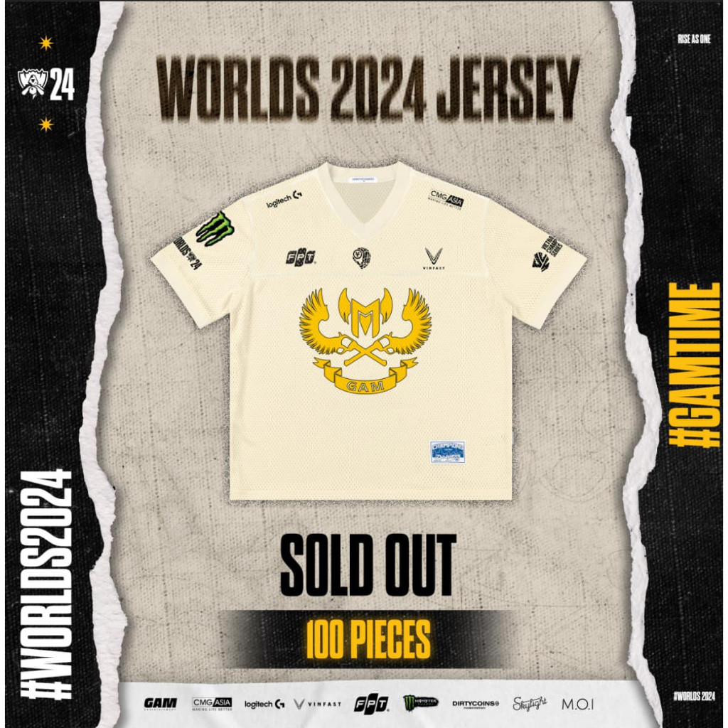 Exclusive Discount: World Uniform DC X GAM VCS Jersey 2024 Kiaya/Levi ...