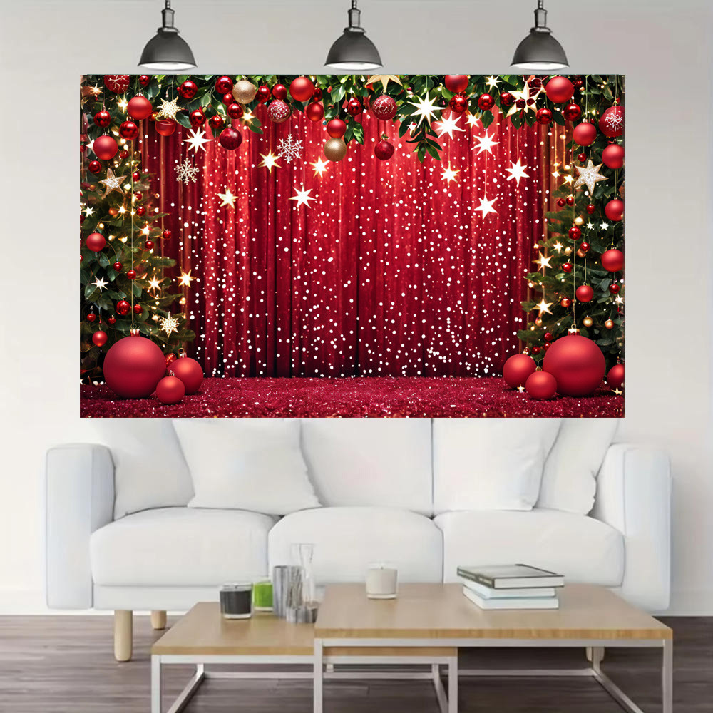 Christmas Backdrop Merry Christmas Party Decoration Christmas Photo ...