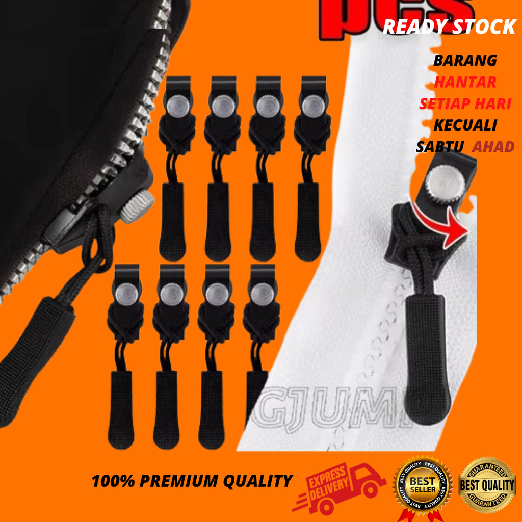 Instant Zipper - For Jacket, Luggage Bag - Replacement Zipper Slide ...