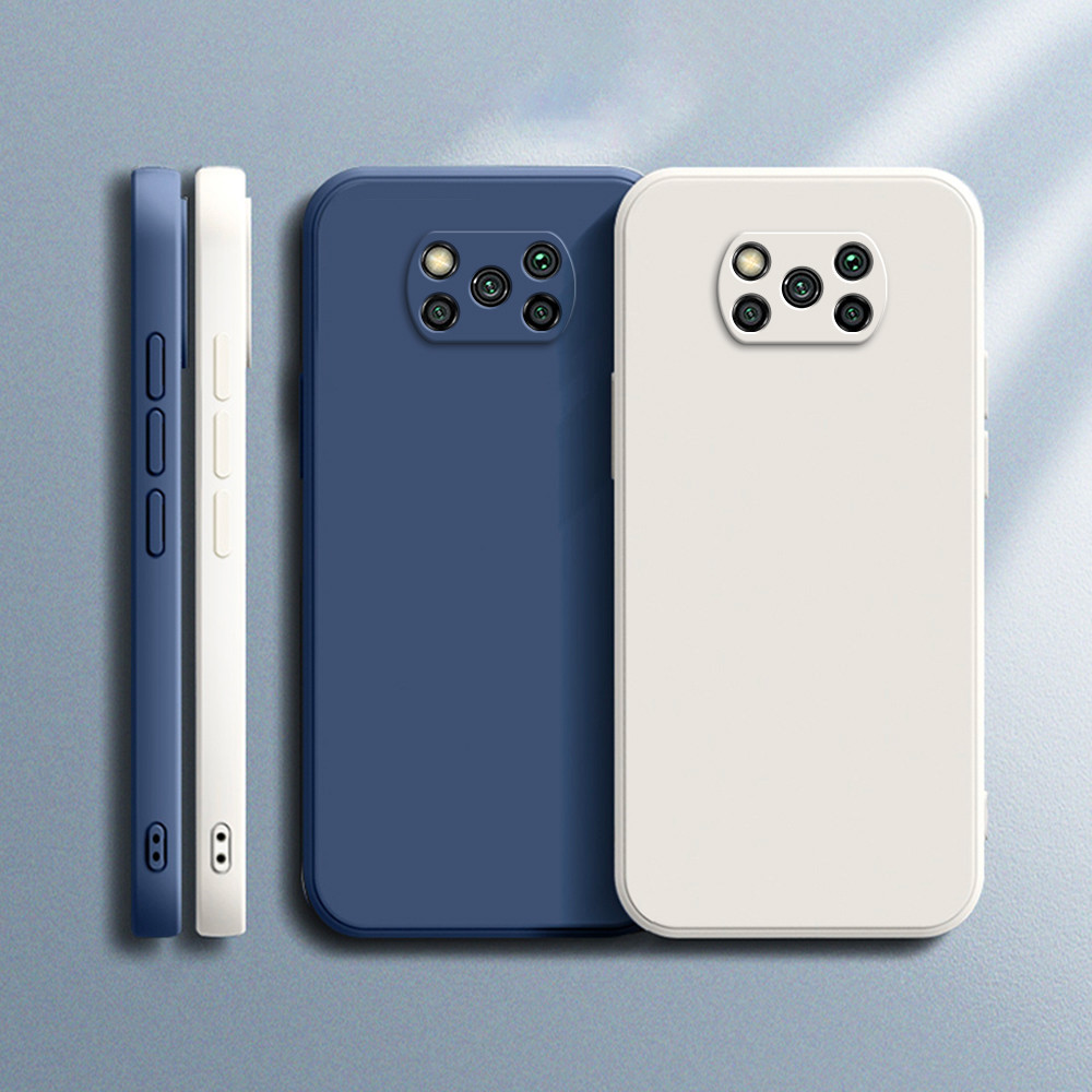 Original Case for Xiaomi POCO X3 Pro NFC X4 GT Camera Protect Square ...