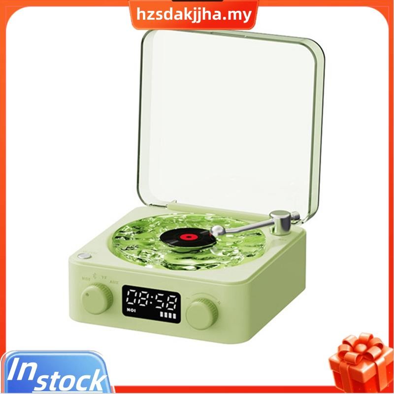KW03 Retro Vinyl Record Speaker RGB Wireless Bluetooth 5.0 Turntable ...