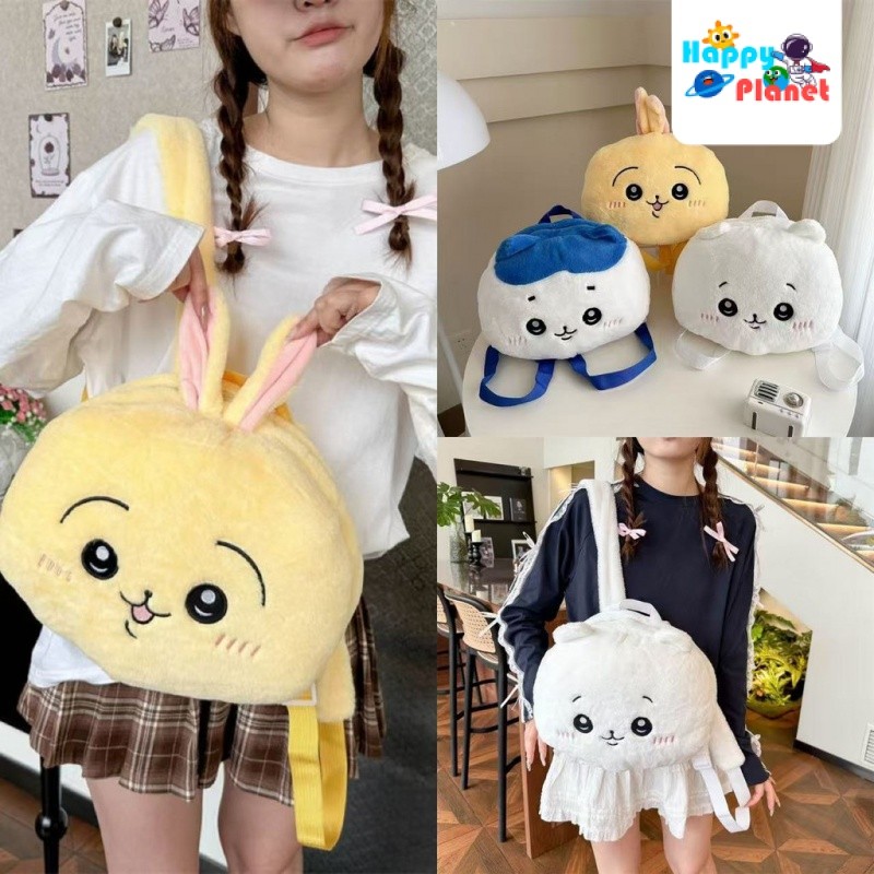 Cartoon Cartoon chiikawa Doll Usaki Plush Backpack Cute Little Eight ...