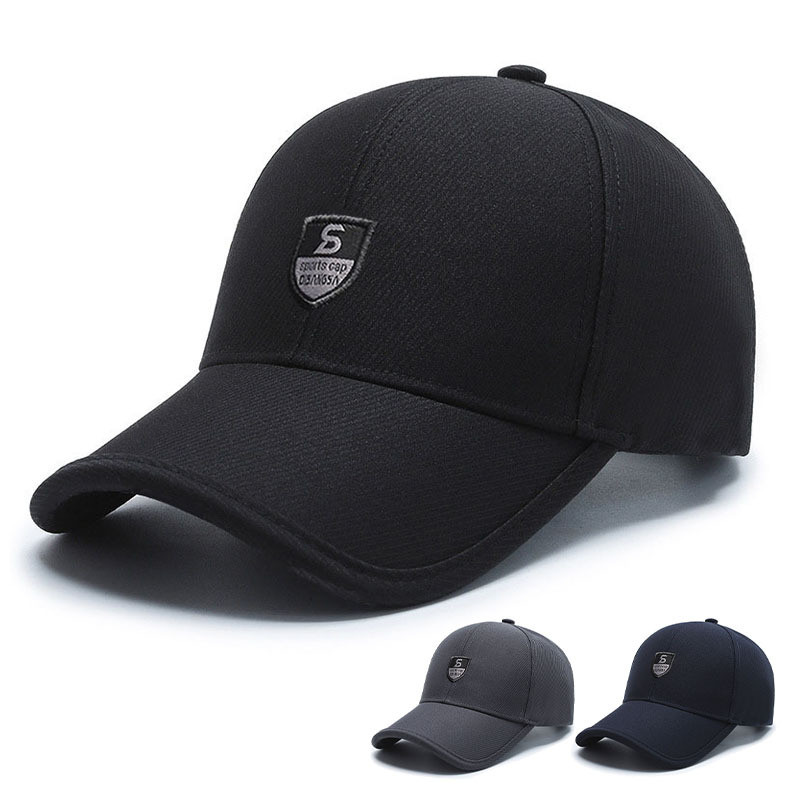 Men Fashion Wild Sun Protection Black Baseball Cap Disansa Original ...