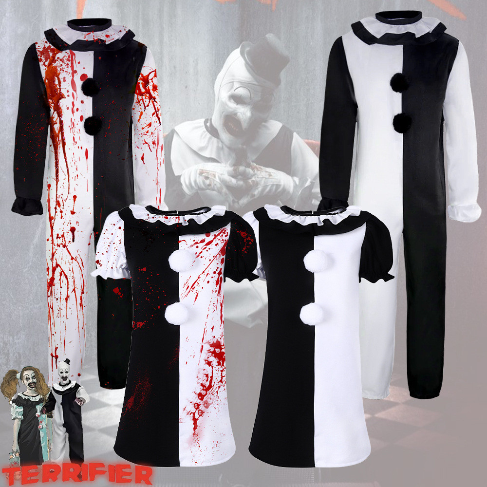 Bloody Spirit Clown Halloween Horror cosplay Clown cosplay Costume ...