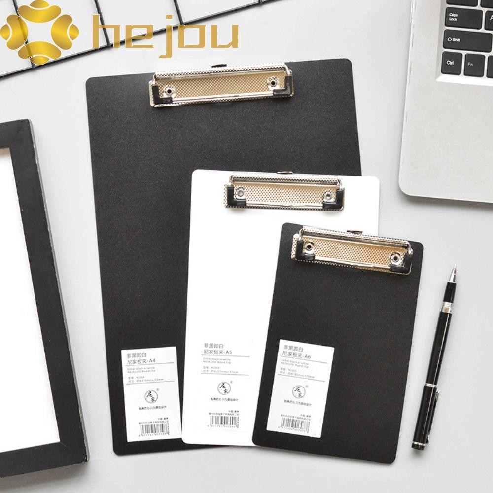 HEJOU A4 A5 A6 File Folder, With Low Profile Gold Clip Writing Sheet ...