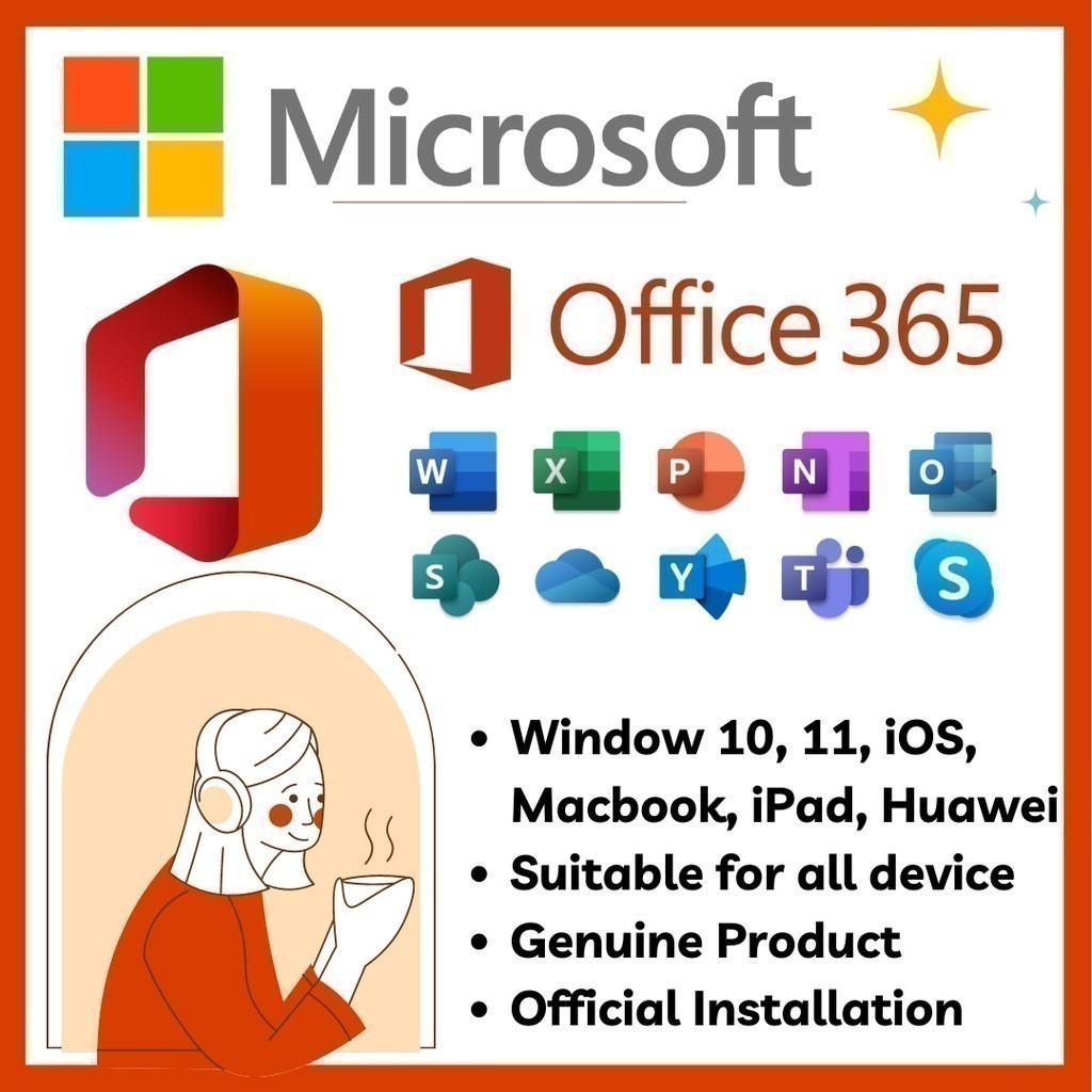 Microsoft Office 365 Microsoft Office 2019 Office 2016 Office 2021 Microsoft 365 Original Acc MY ...