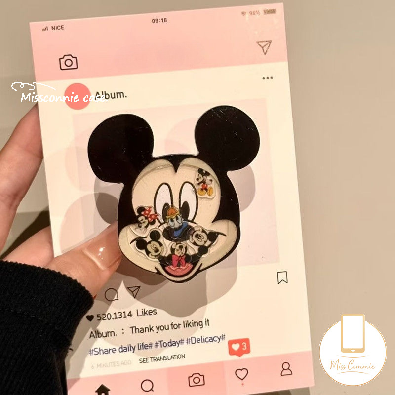 Trendy Brand Mickey Mouse Cartoon Puppy Mobile Phone Stand Cute Donald ...