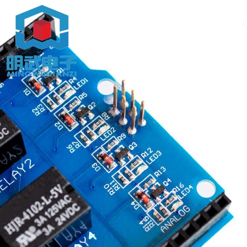 4-Channel 5v Relay Module, Relay Control Board Relay Expansion Board ...