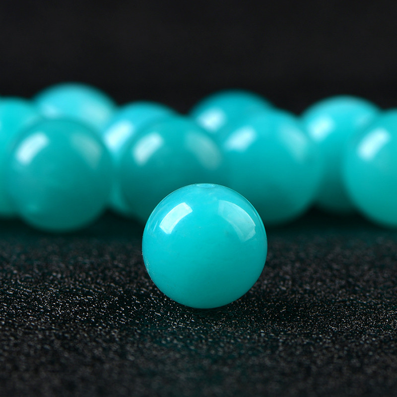 5A Natural Old Amazonite Amazon Stone Single Bead DIY Beads Crystal ...