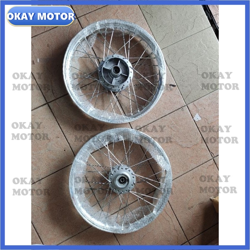 alloy rim set suzuki RG sport rg-110 RGS RG110 RGV 120 RGV120 complete ...