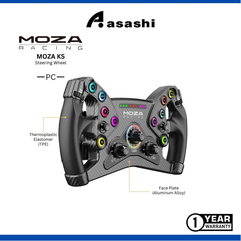 MOZA RACING KS Steering Wheel | Shopee Malaysia