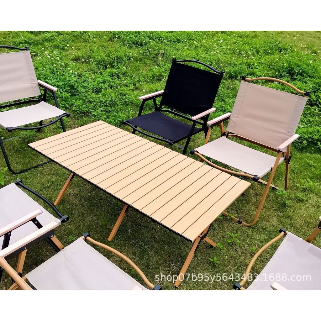 Outdoor Folding Table Egg Roll Table Portable Camping Table Picnic ...