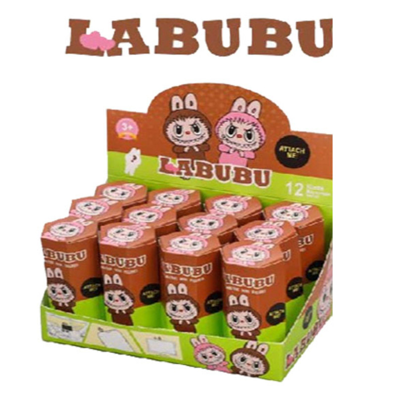 12pcs/box Labubu Mini Figure LABUBU Hippers Decorative Mobile Phone ...