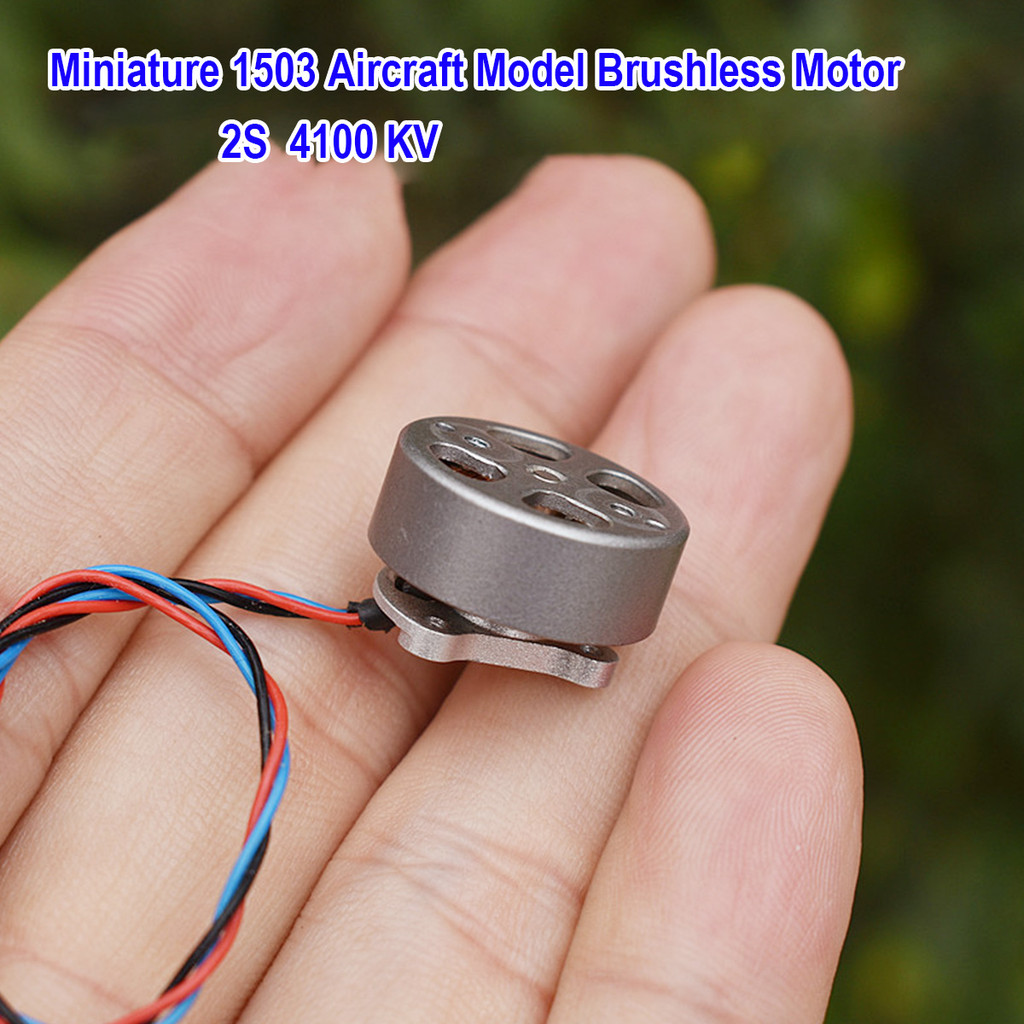Mini 1503 Brushless Motor DC 2S 4100KV BLDC 7.4V High speed for Small ...