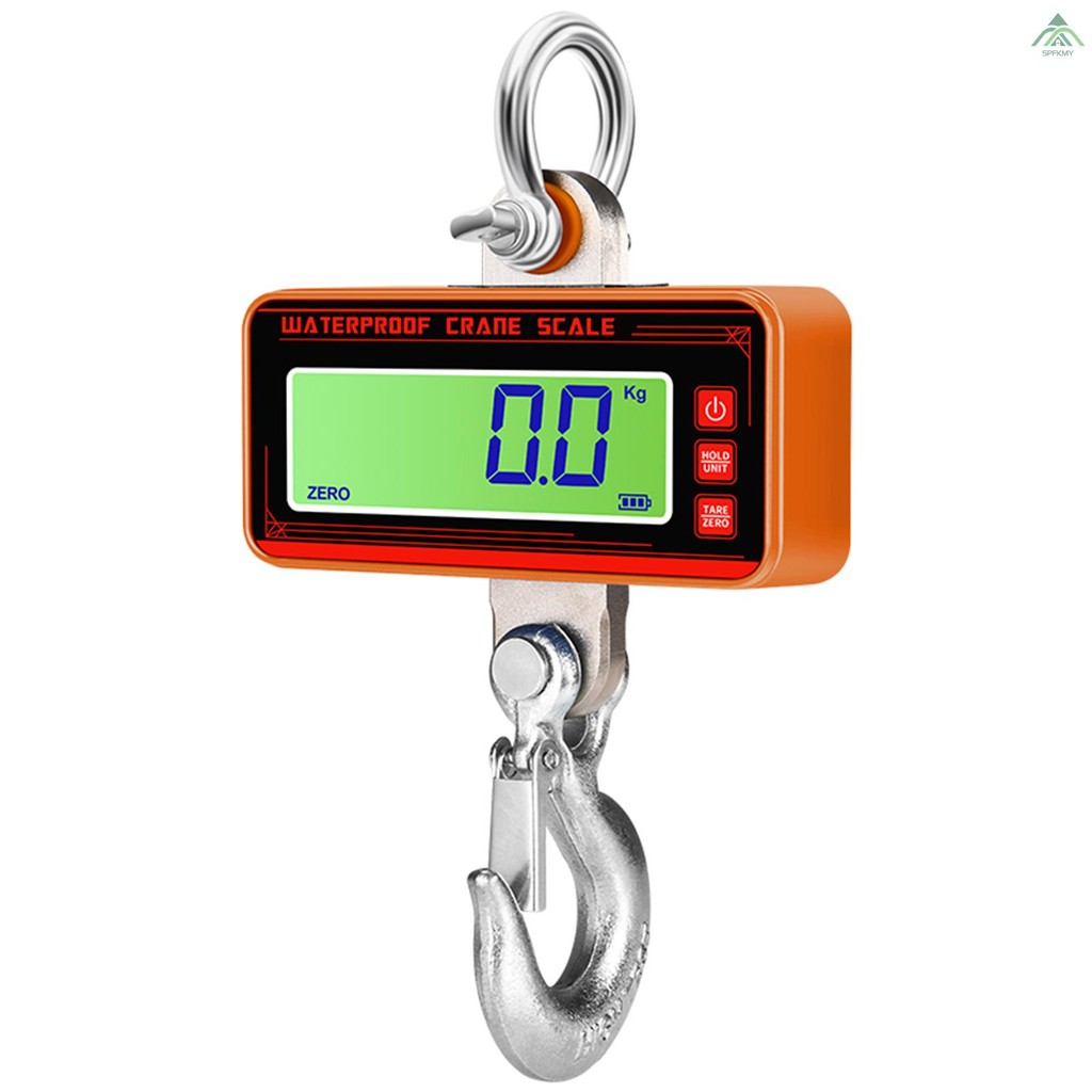 Waterproof Digital Crane Scale 1500kg/3000lb Digital Hanging Scale ...