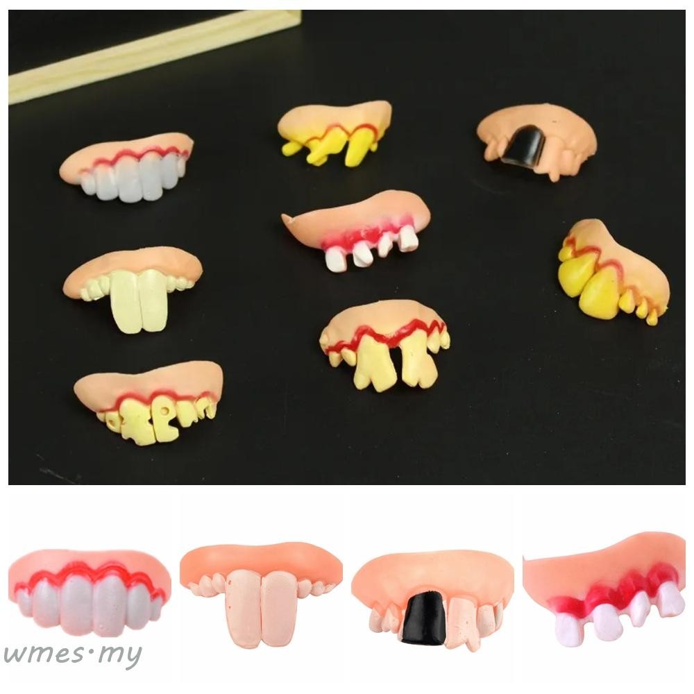 WMES1 Funny Dentures, Denture Gags 10 Style Fake Denture Teeth ...