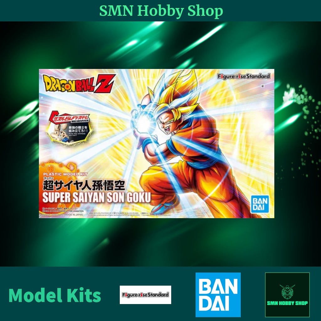 FRS Figure-Rise Standard Super Saiyan Son Goku PKG Renewal Toys Plastic ...
