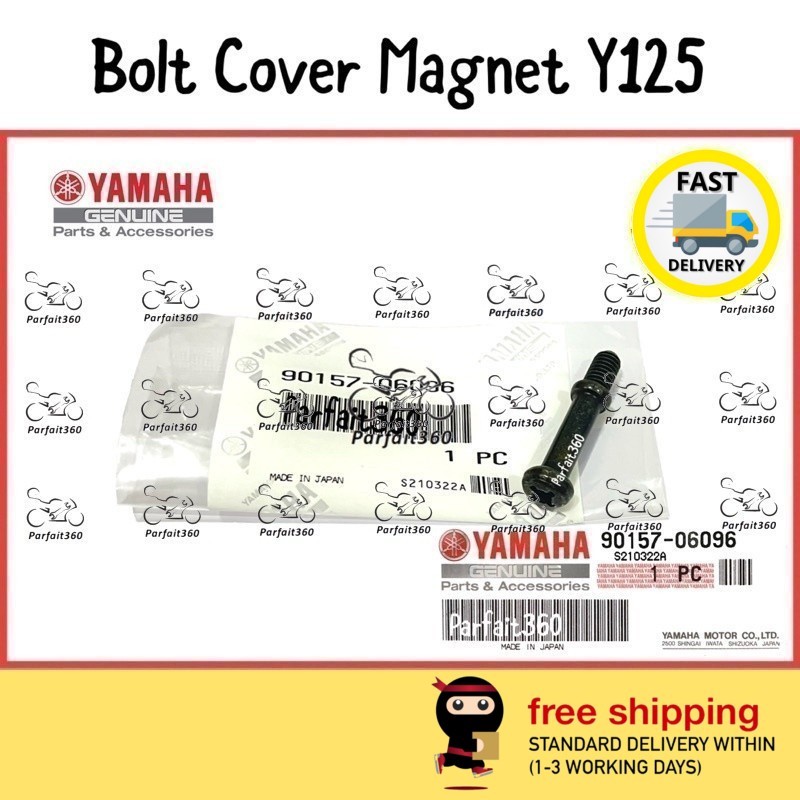 90157-06096 Y125ZR Bolt Pan Cover Crankcase Magnet LH Left / Screw Skru ...