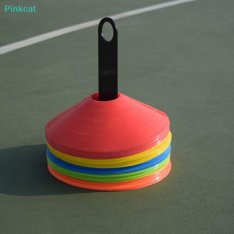 Pinkcat 10Pcs Soccer Training Football Ball Game Disc Agility Disc Cone ...