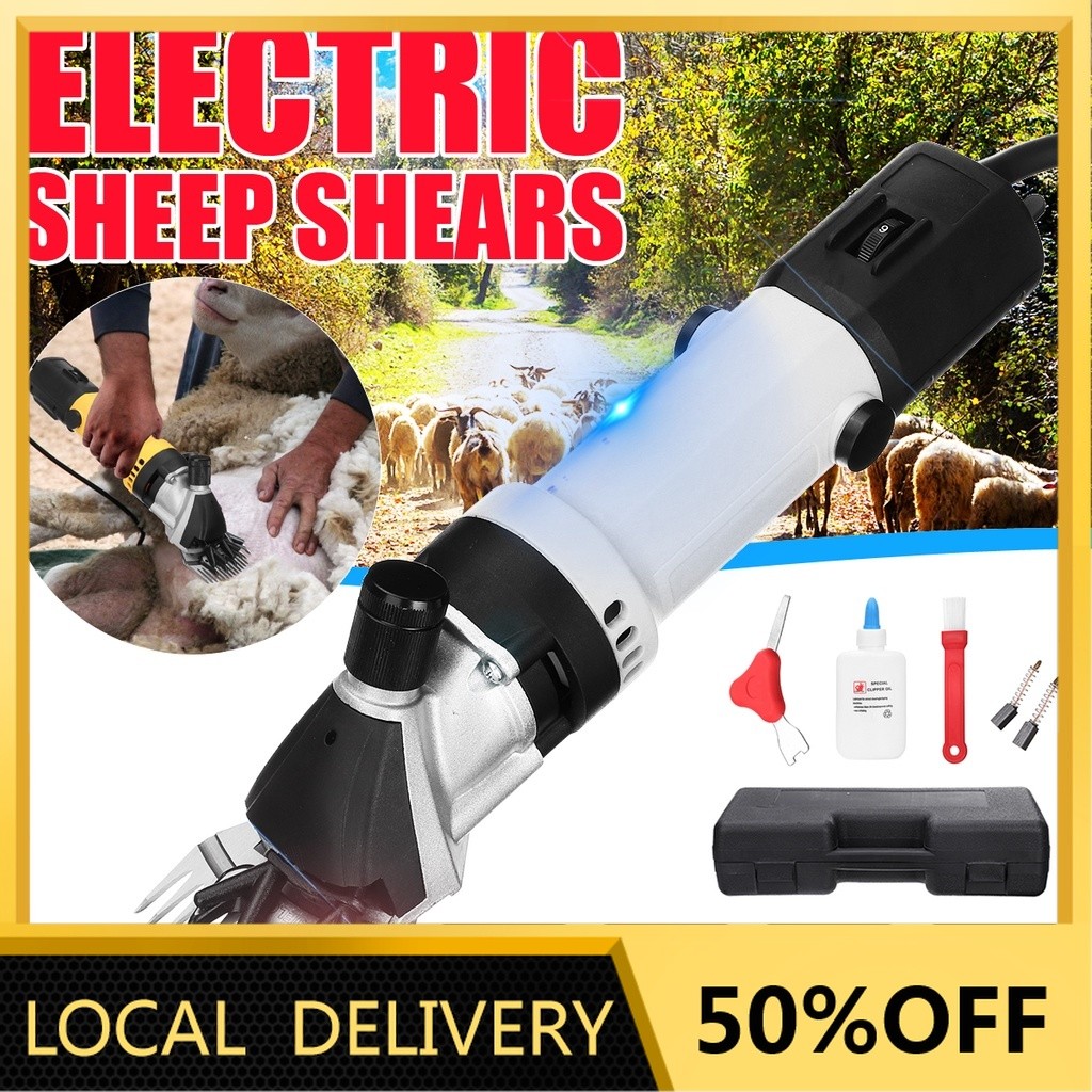 3000W 220V 6 Gears Speed Electric Sheep Goat Shearing Machine Trimmer ...