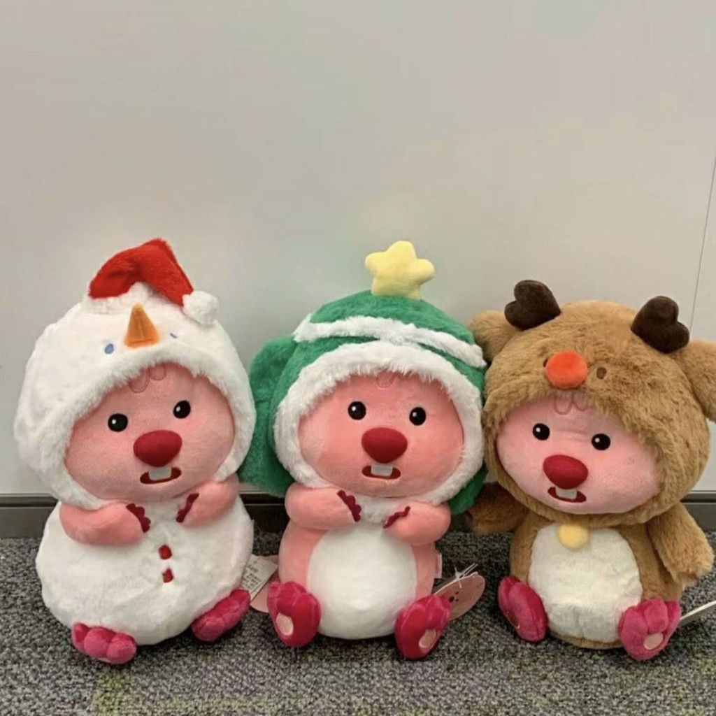 Beaver Ruby loopy Christmas Series Elk Little Snowman Doll Headgear ...