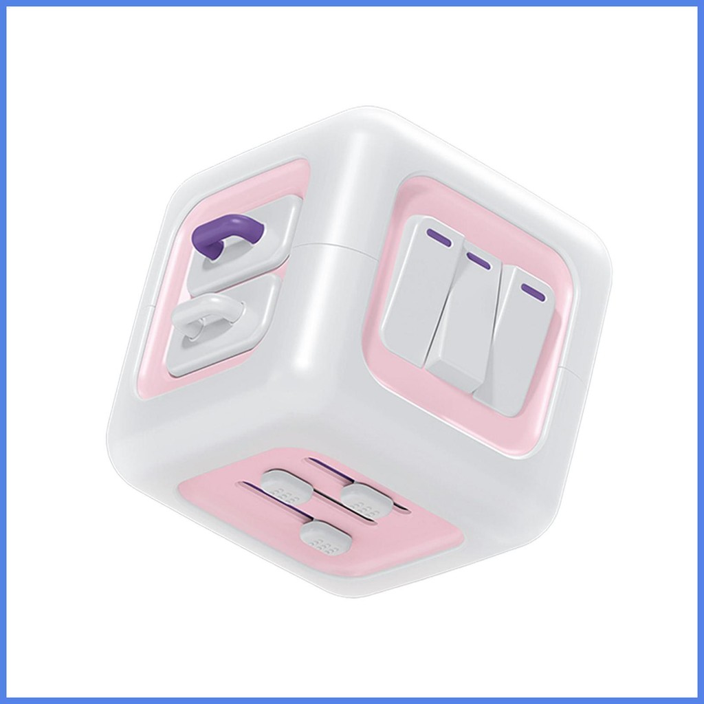 Busy Cube Sensory Toy Activity Cube Toy Learning Fine Motor Skills ...