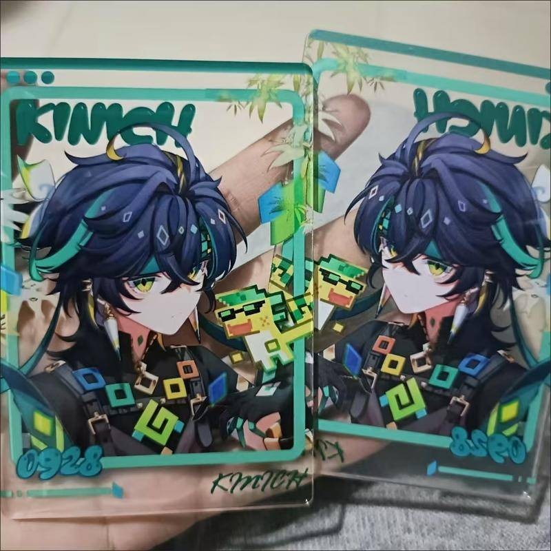 Game Genshin Impact Three-Inch Photo Props Diy Cartoon Acrylic ...