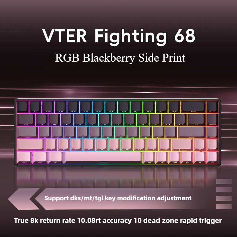 VTER Fighting 68 Magnetic Switch RGB Mechanical Keyboard Wired ...