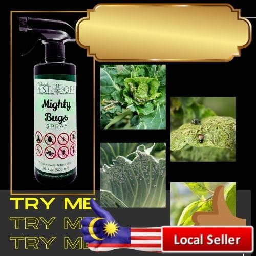 PestOff Mighty Bugs Spray Bunuh dan Halau Serangga yang Mengancam Tumbuhan - Racun Serangga ...