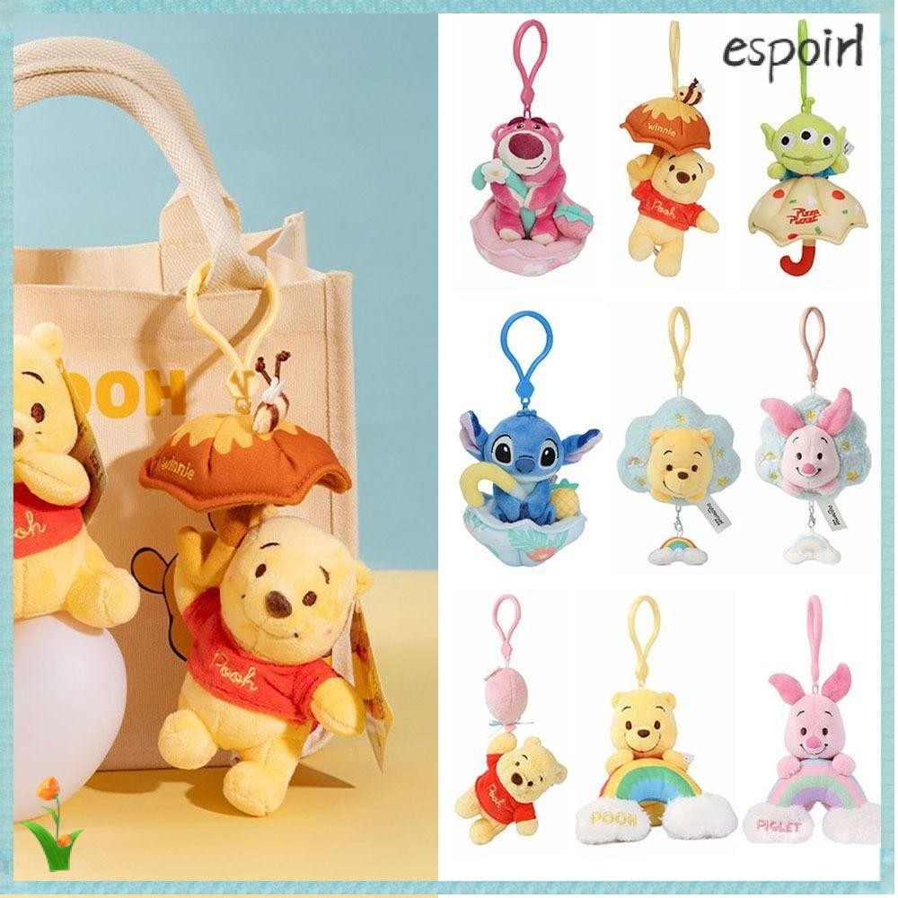ESPOIR Keyring, Plush Cartoon Keychain, Lotso Winnie Piglet Plush Doll ...