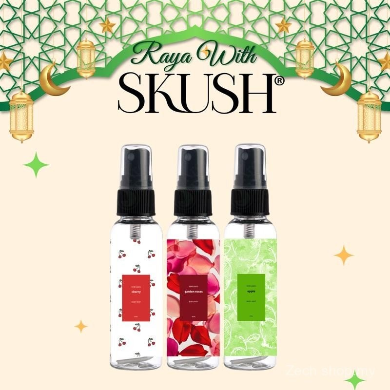 [ 25 JENIS BAU ] SKUSH BODY MIST 100ML Perfumed For Women Man Viral ...