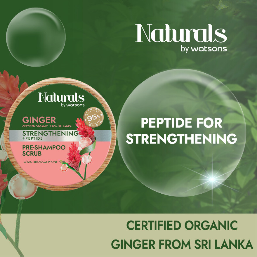 NATURALS BY WATSONS Ginger Strengthening Pre Shampoo Scrub 150ml ...